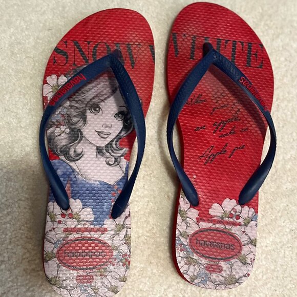 Havaianas | Shoes | Havaianas Womens Disney Princess Slim Flip Flops ...